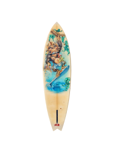 MTB “Surfing Monkey” surfboard artwork by Phil Roberts (1980) – Vintage ...